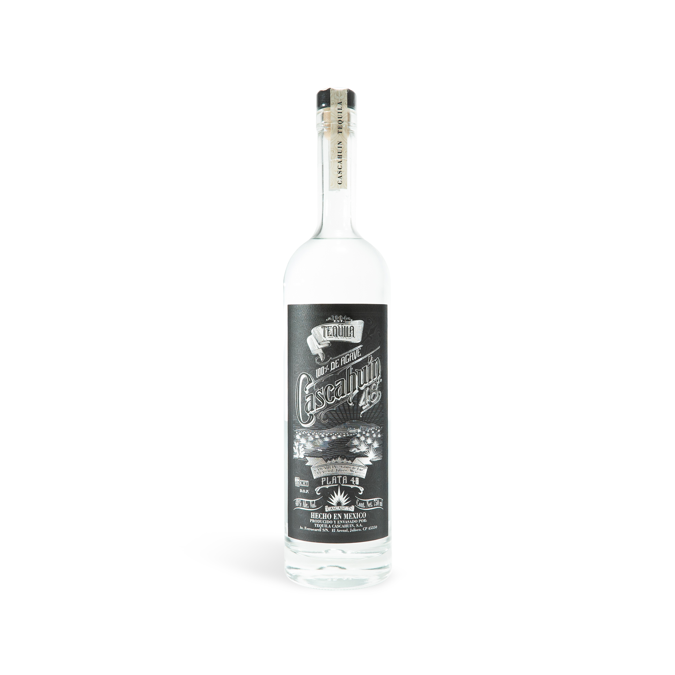 Tequila Plata Cascahuín 48° 750 ml – La Distribuidora
